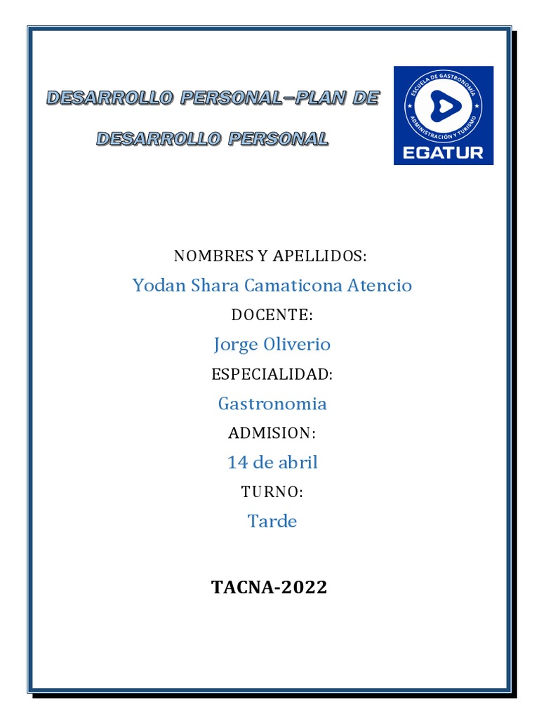 Desarrollo Personal Pdf