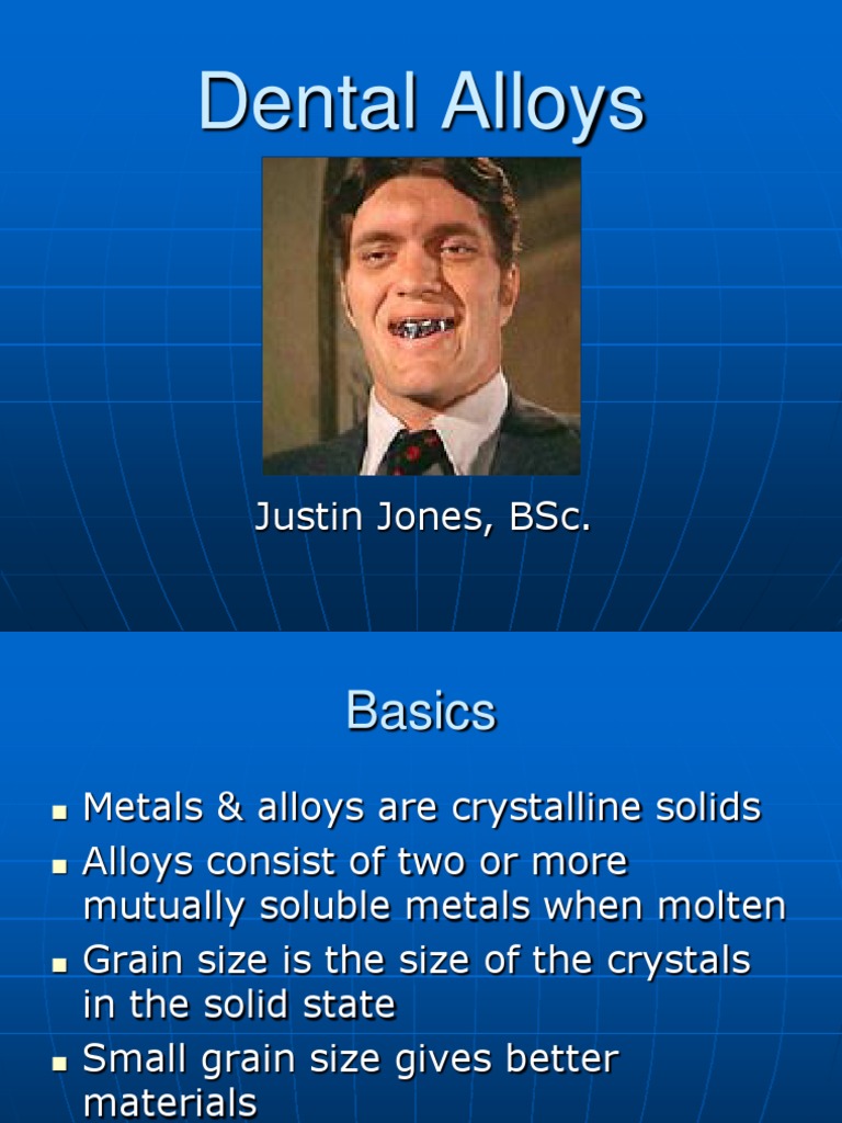 Overview of Dental Alloys and Classifications | PDF | Alloy | Metals