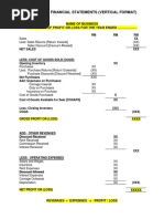 SOFP Format Example for Accounting | PDF
