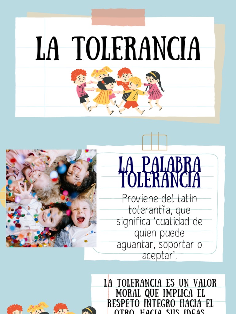 La Tolerancia PDF | PDF