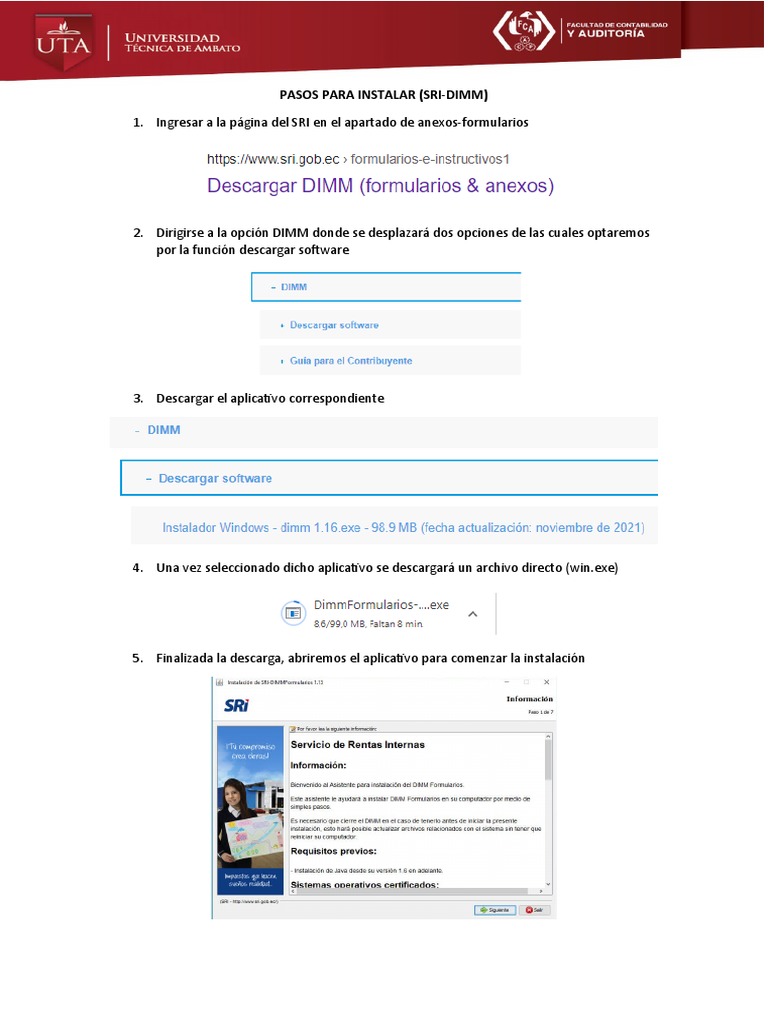 Guía paso a paso para instalar y utilizar las herramientas ATS y RDEP del aplicativo DIMM-SRI | PDF