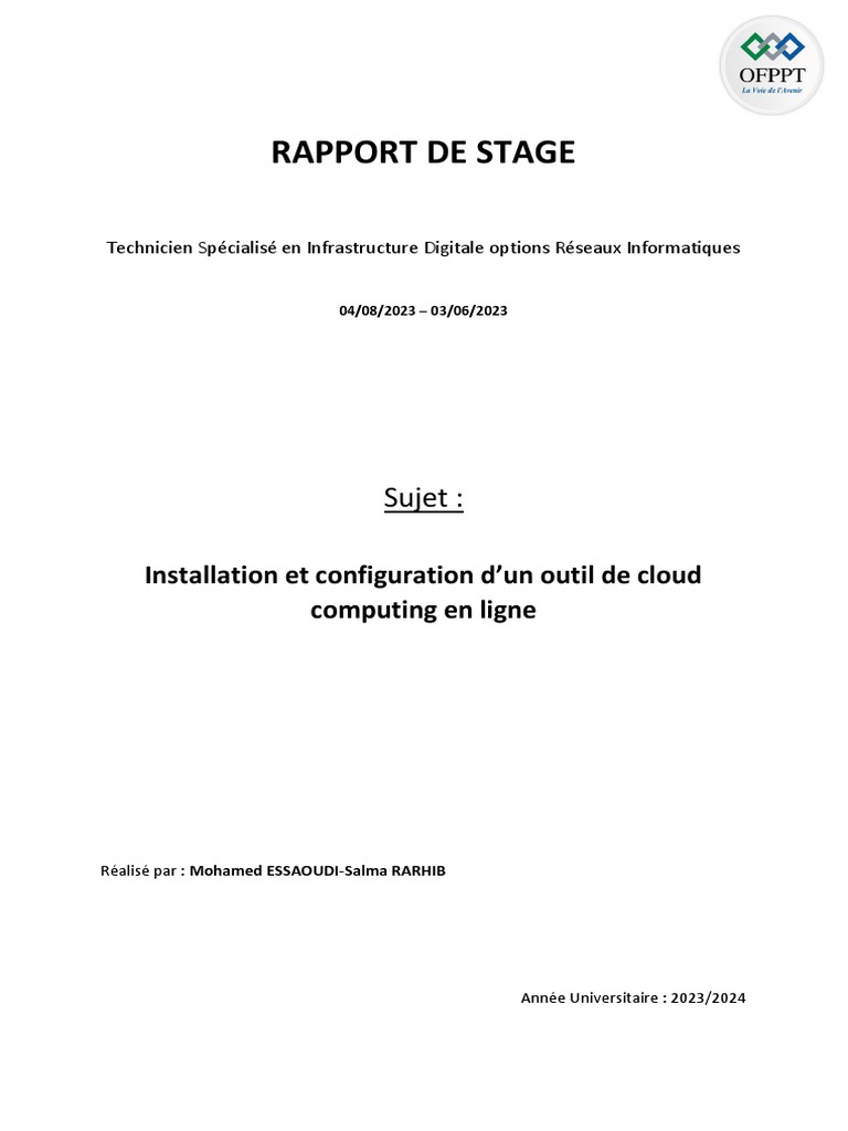 Rapport1 PDF | PDF