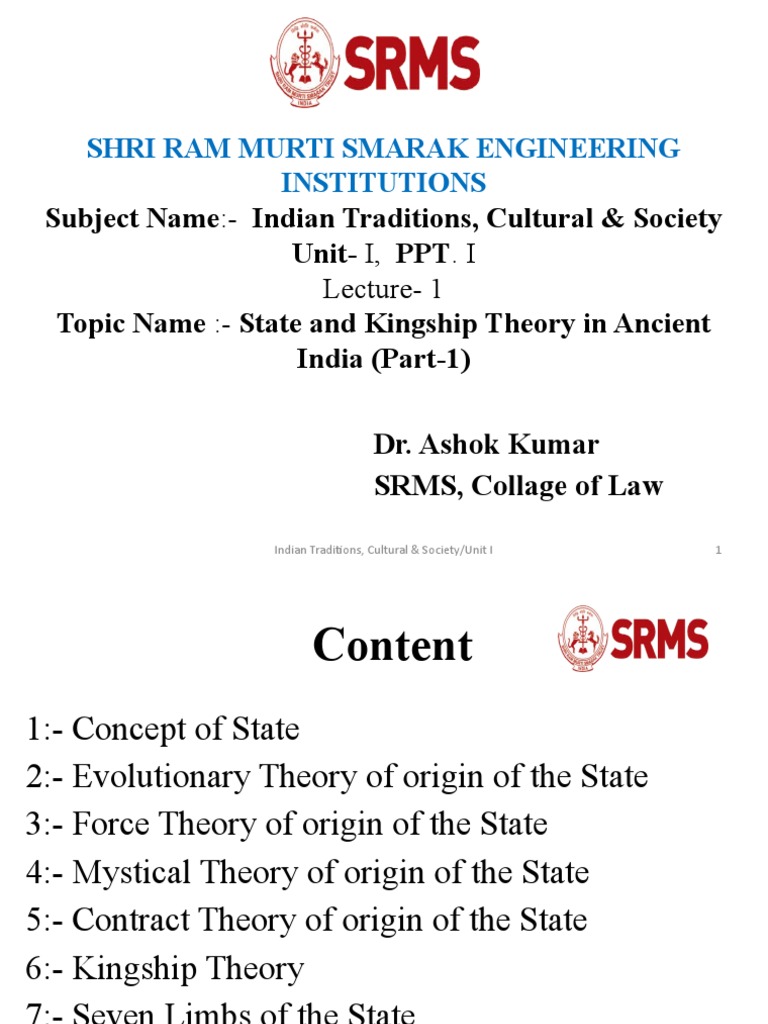 Unit I, Lec. I, PPT. I | PDF