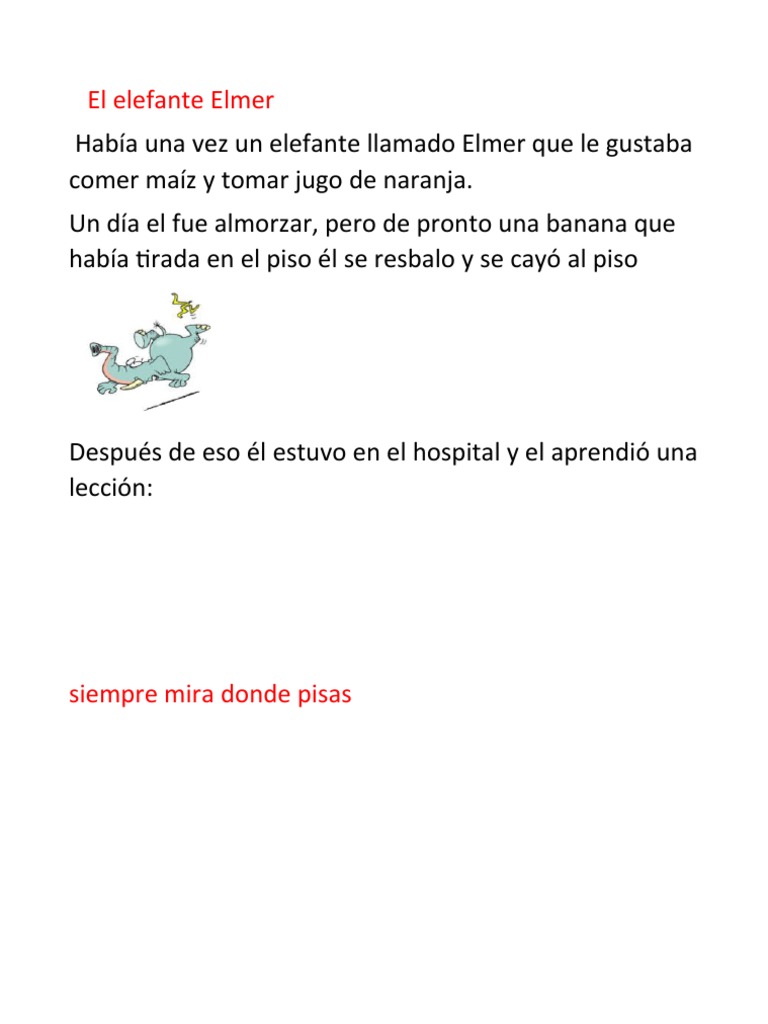 El Elefante Elmer | PDF