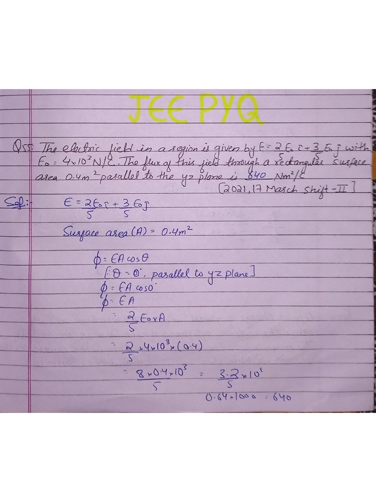 Jee Pyq | PDF