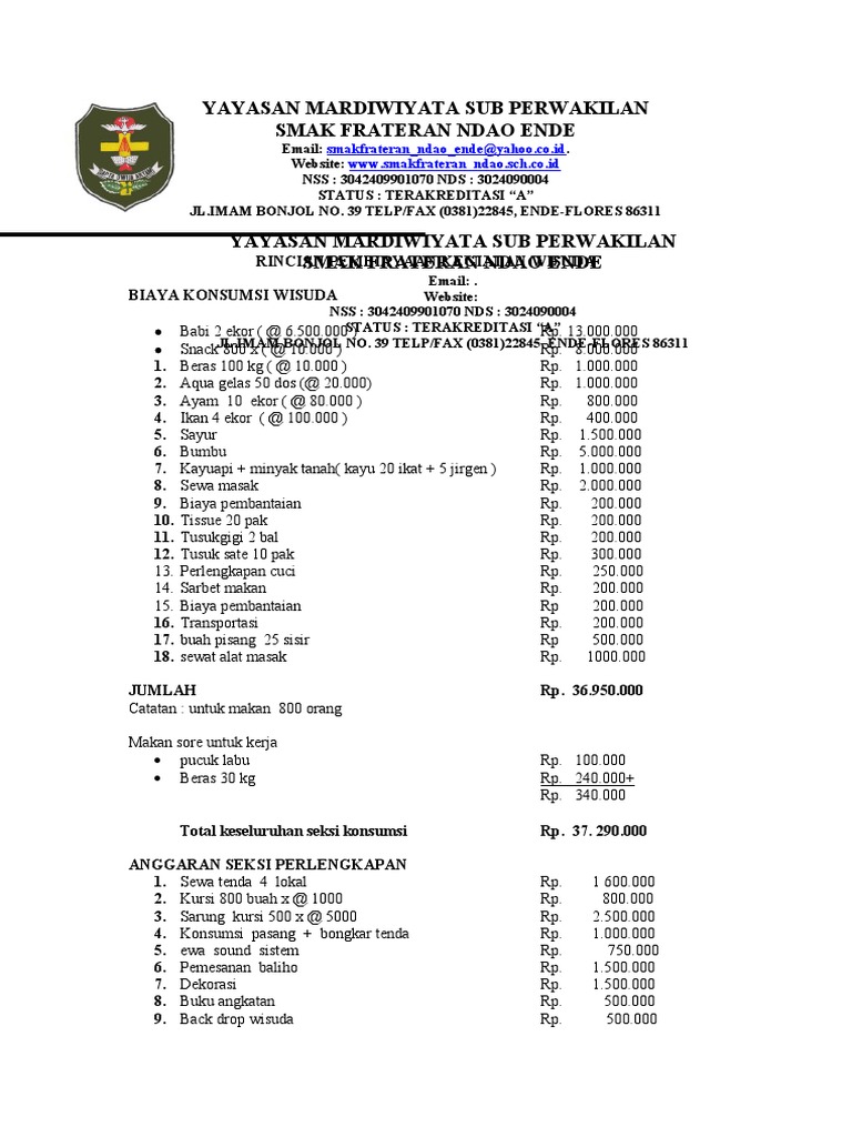 Proposal Wisuda | PDF
