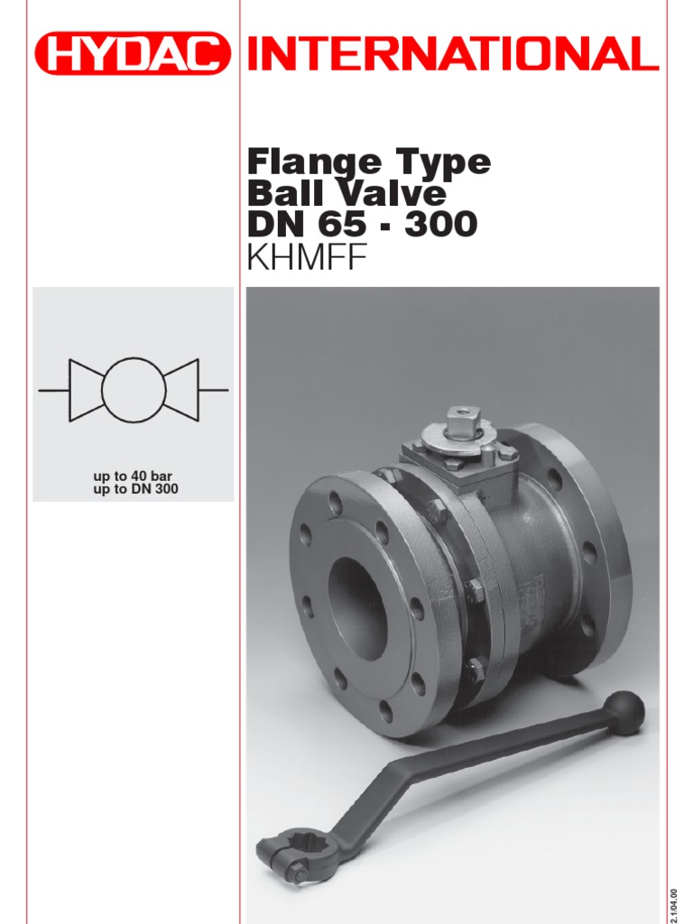 Ball Valve Flange Type | PDF | Valve | Machines