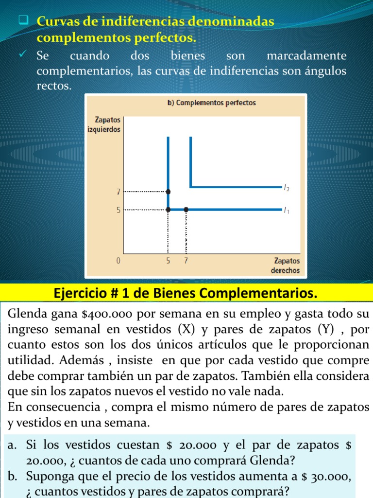 Ejercicio de Bienes Complementarios | PDF