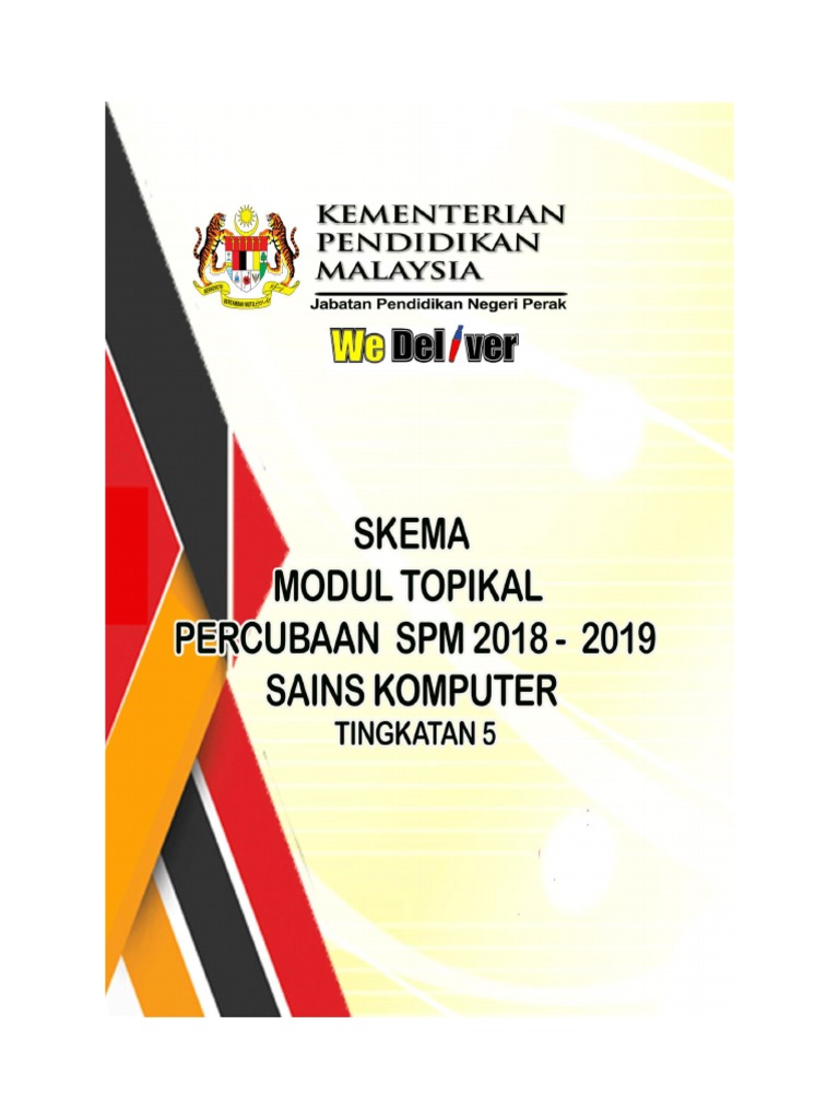 Skema Modul Topikal Sains Komputer Tingkatan 5 Negeri Perak PDF | PDF