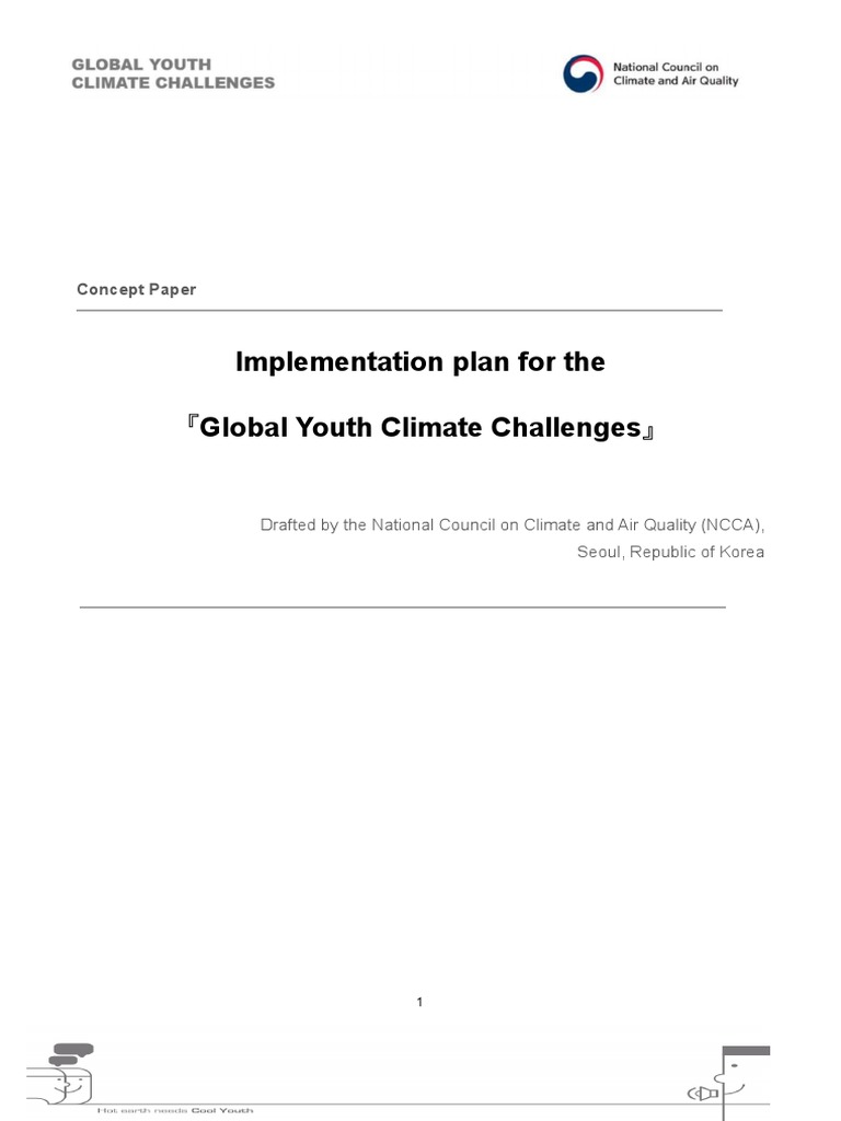 GYCC - Implementation Plan For The Climate Dialogue For Global Youth ...