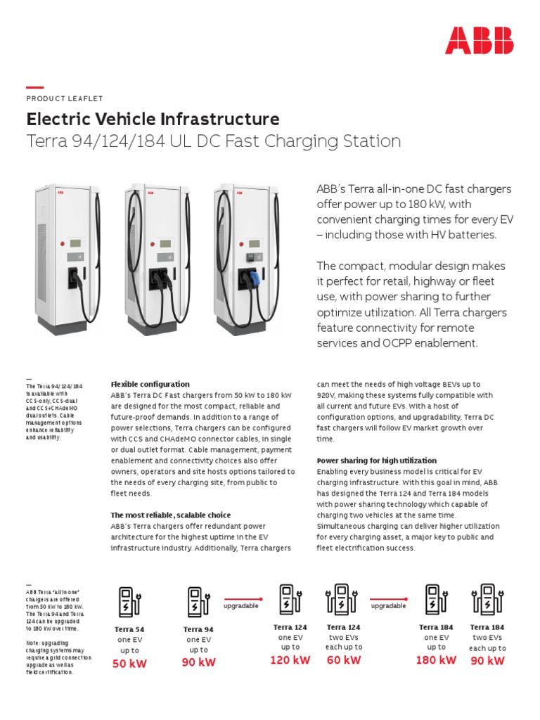 ABB Terra DC Chargers - Brochure | PDF
