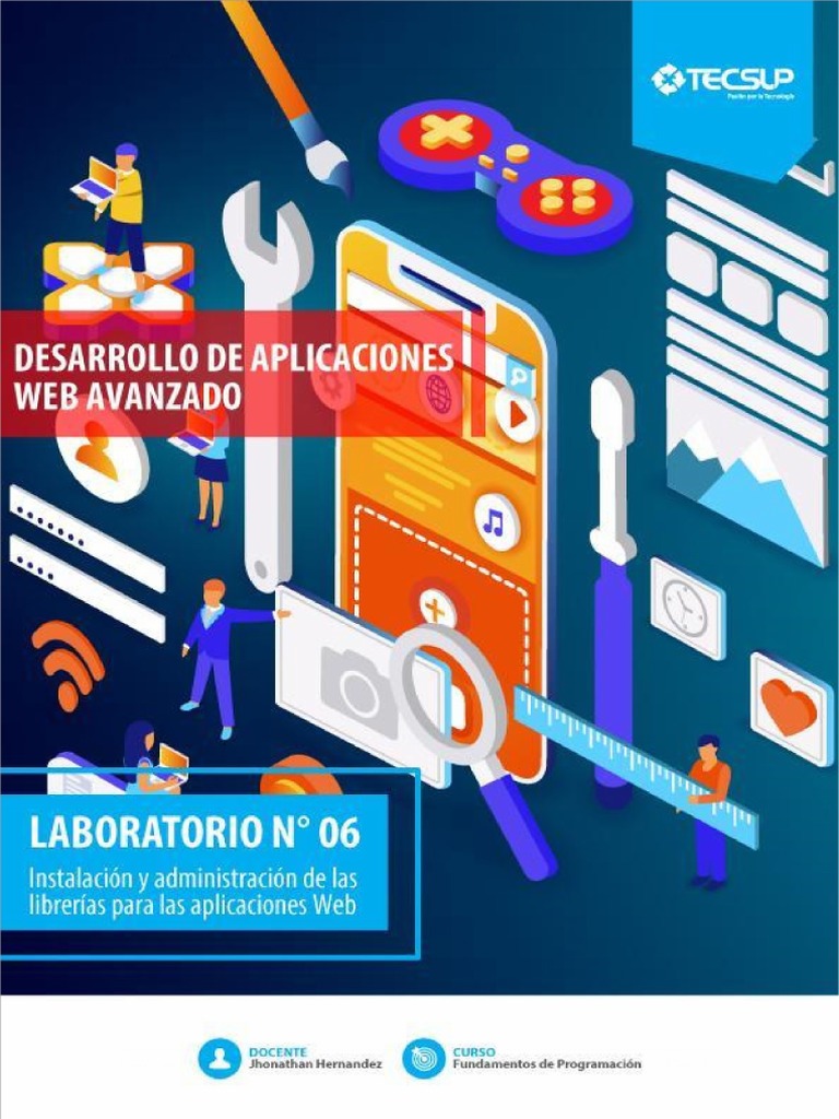 Lab 06 - Instalacion y Administracion de Las Librerias para Las Aplicaciones Web | PDF | Archivo ...