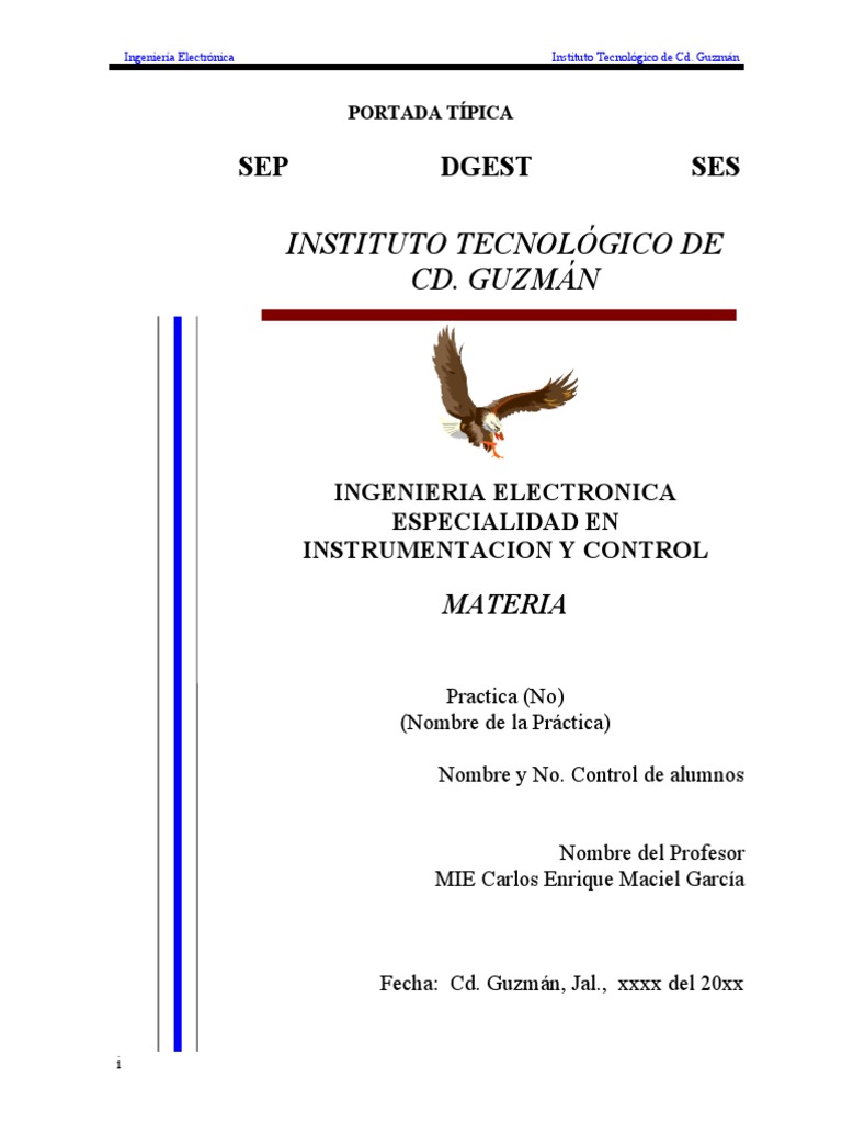 Formato de Practica Tec | PDF | Ciencias fisicas | Electrónica Formato de Practica Tec | PDF | Ciencias fisicas | Electrónica
