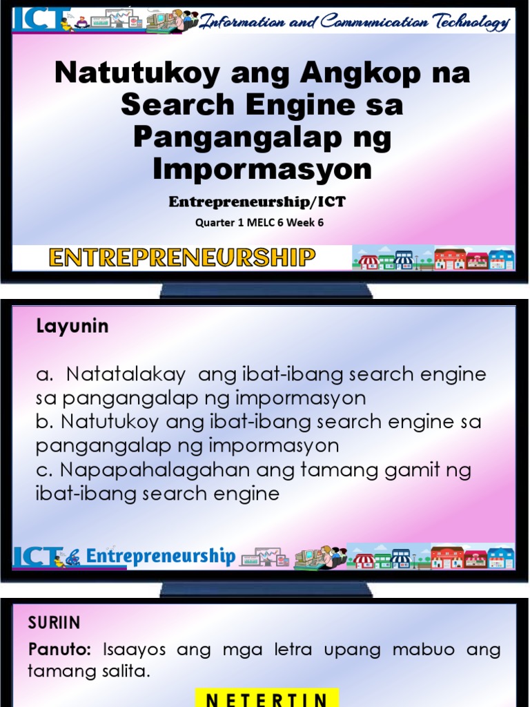 EPP Entrep ICT Q1 MELC 6 Week 6 | PDF