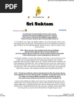 Sri Suktam | PDF