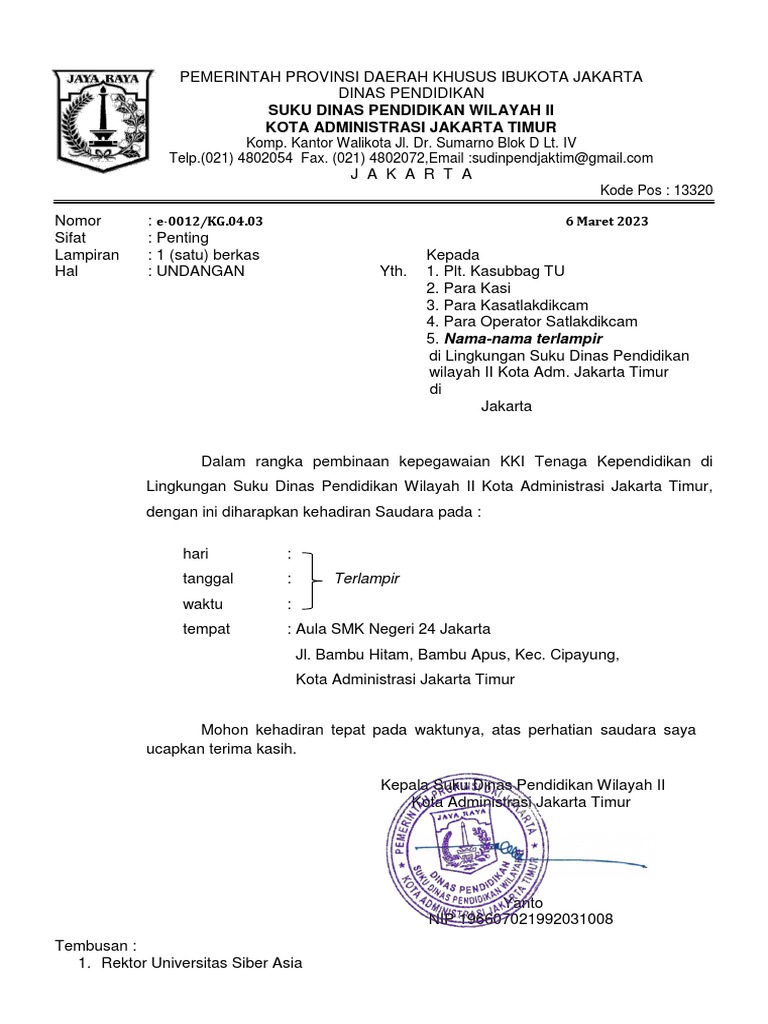 Pembinaan Kki Tendik 2023 - JT2 PDF | PDF