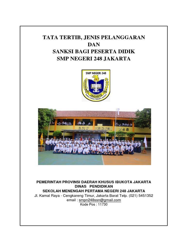 Tata Tertib SMPN 248 JKT, Ok PDF | PDF