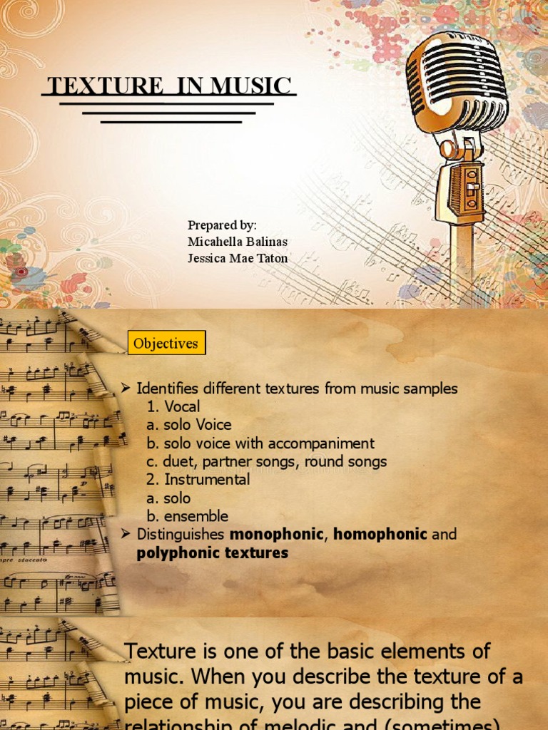 Texture in Music | PDF