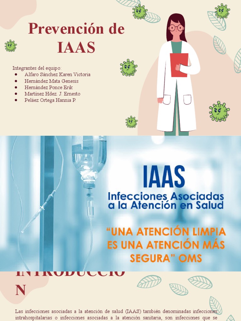 Prevencion de Iaas | PDF | Lavado de manos | Infección adquirida en el hospital