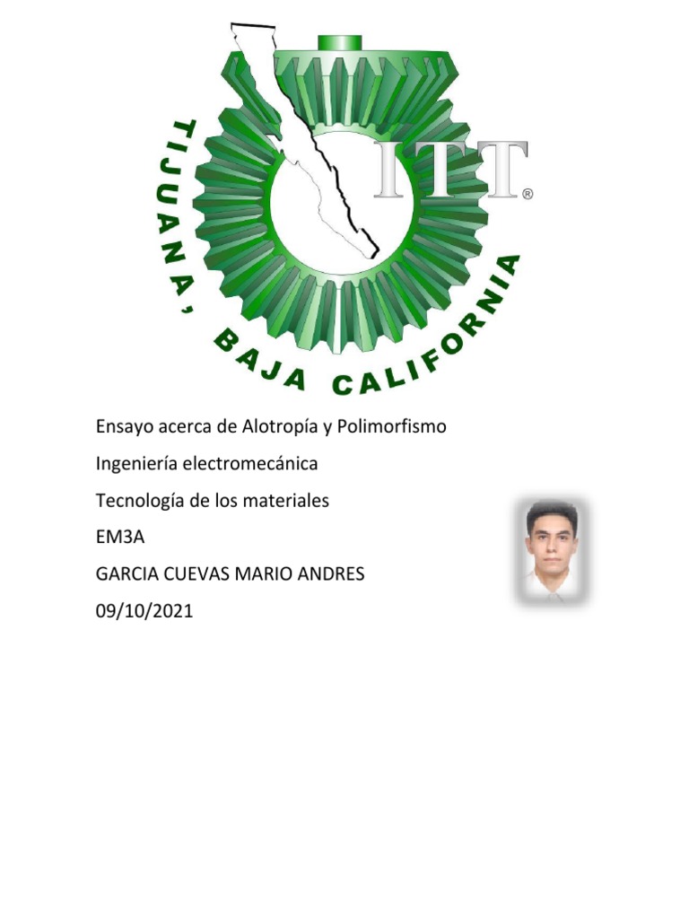 Alotropía y Polimorfismo en Materiales | PDF