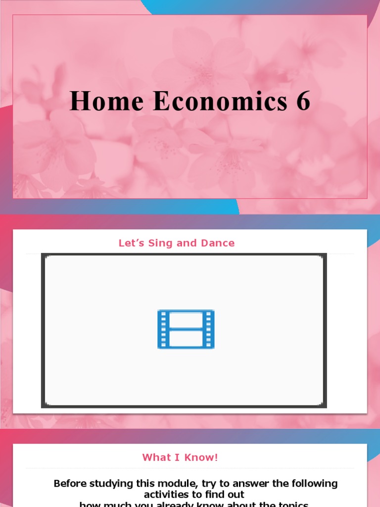 HE 6 Mod1 Family Resources | PDF HE 6 Mod1 Family Resources | PDF