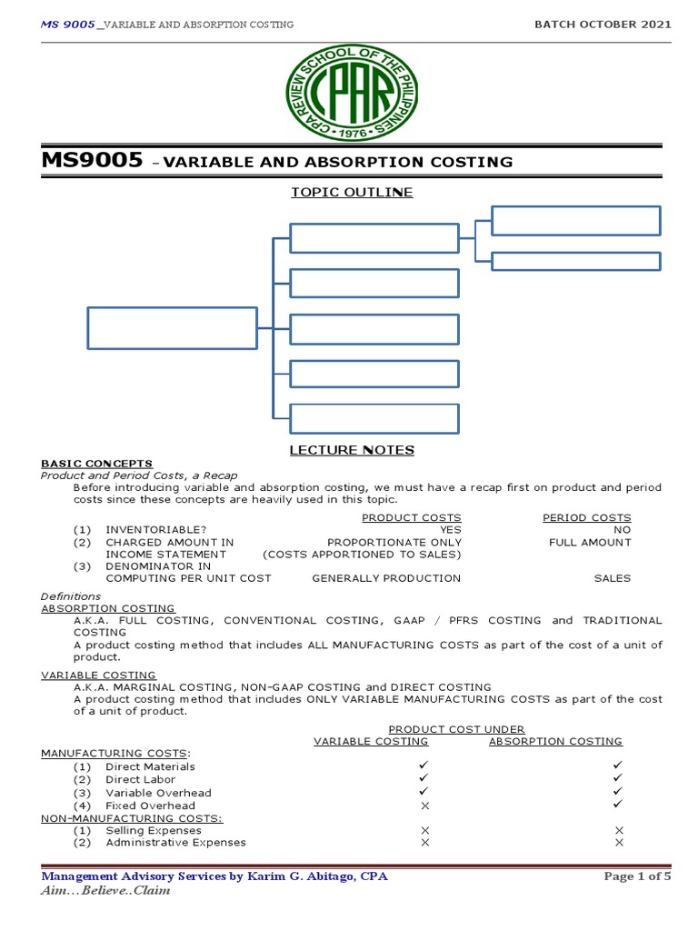 9005 - Handouts | PDF