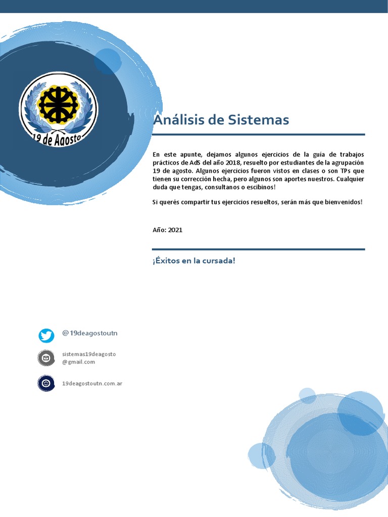 Ejercicio Resueltos Analisis de Sistemas UTN | PDF