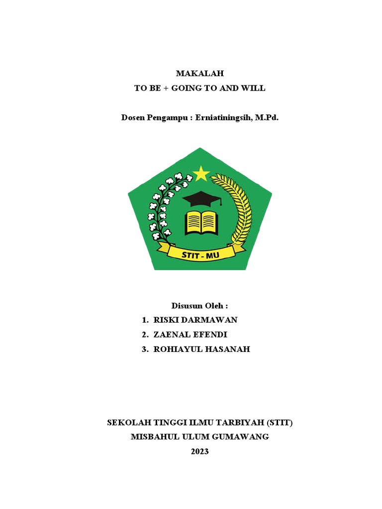 Makalah To Be + Going To and Will | PDF