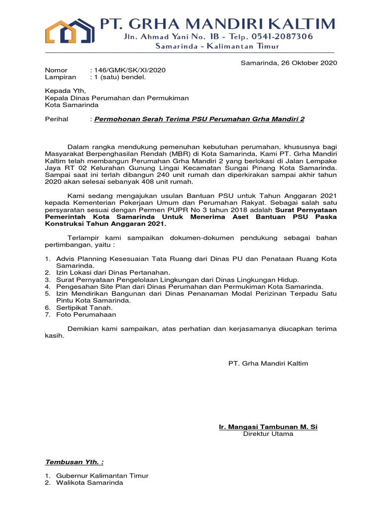 Contoh Surat Permohonan PDF | PDF