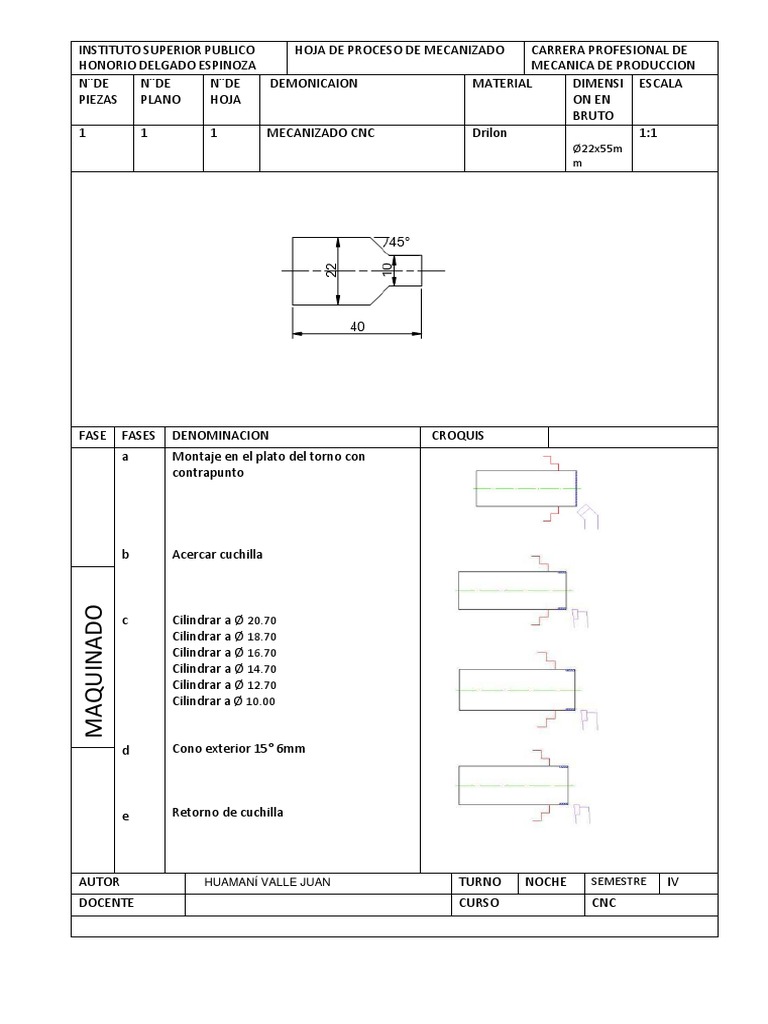 CNC Practica Polar Numero 3 | PDF