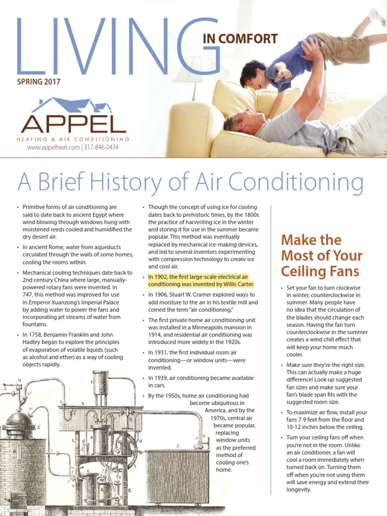 Heating and Air Conditioning Appel Newsletter Spring 2017 PDF | PDF