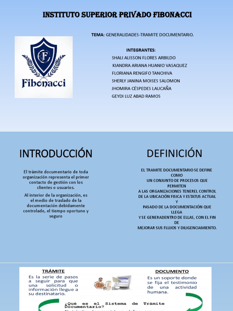 Tramite Documentario PDF | PDF