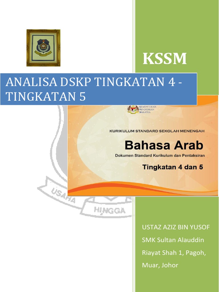 2020 Analisa DSKP Tingkatan 4 Dan 5 PDF | PDF