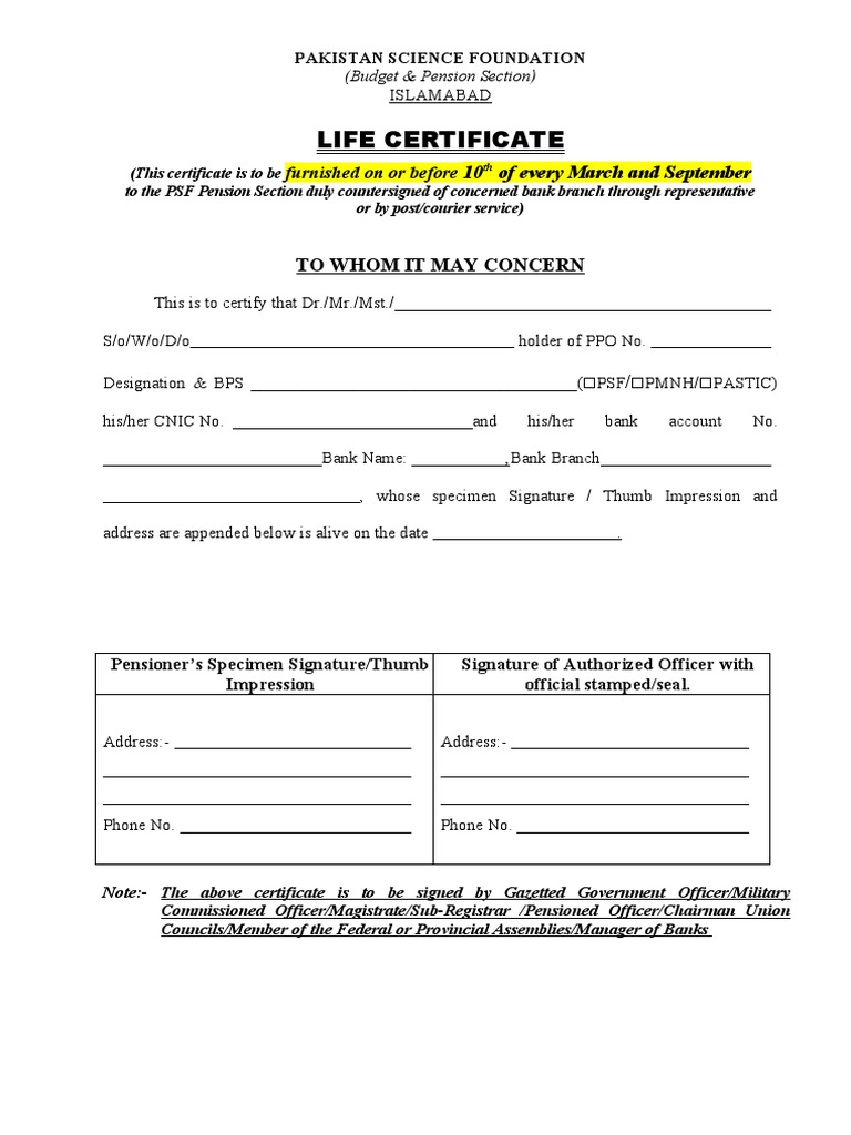 Life - Non Marriage Certificate | PDF