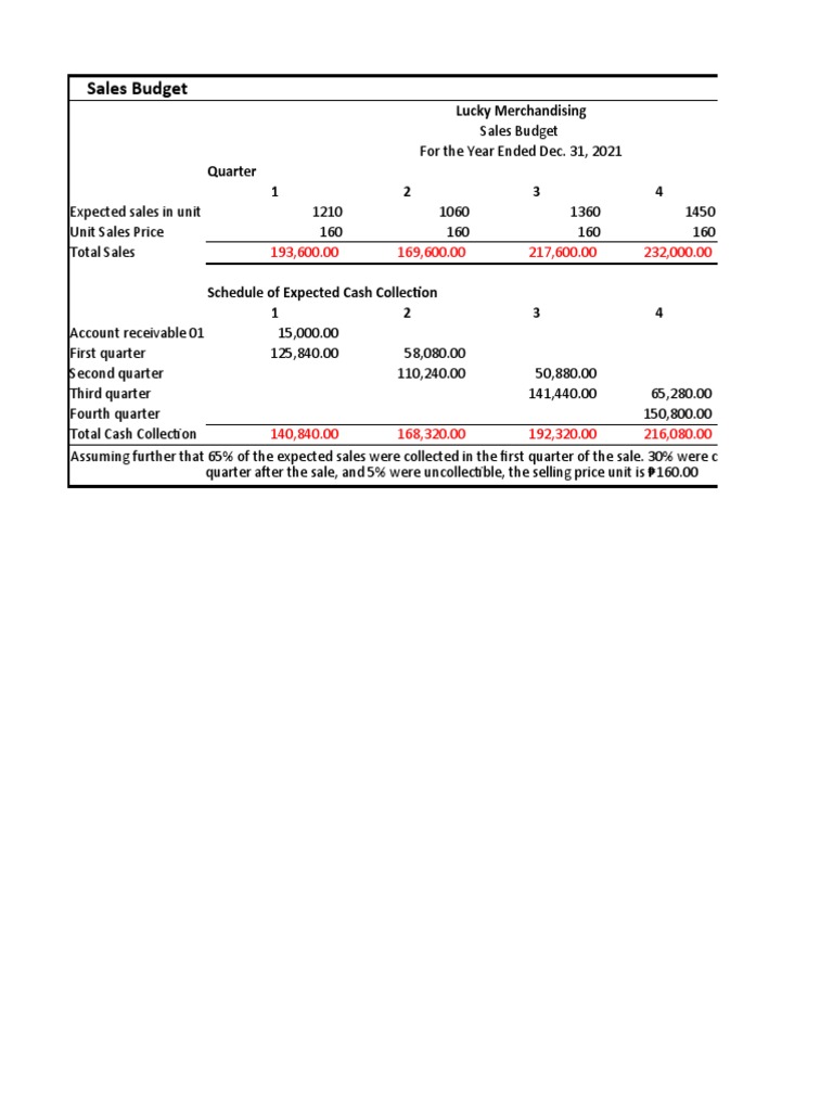 BSA 2A - Budget Schedule | PDF