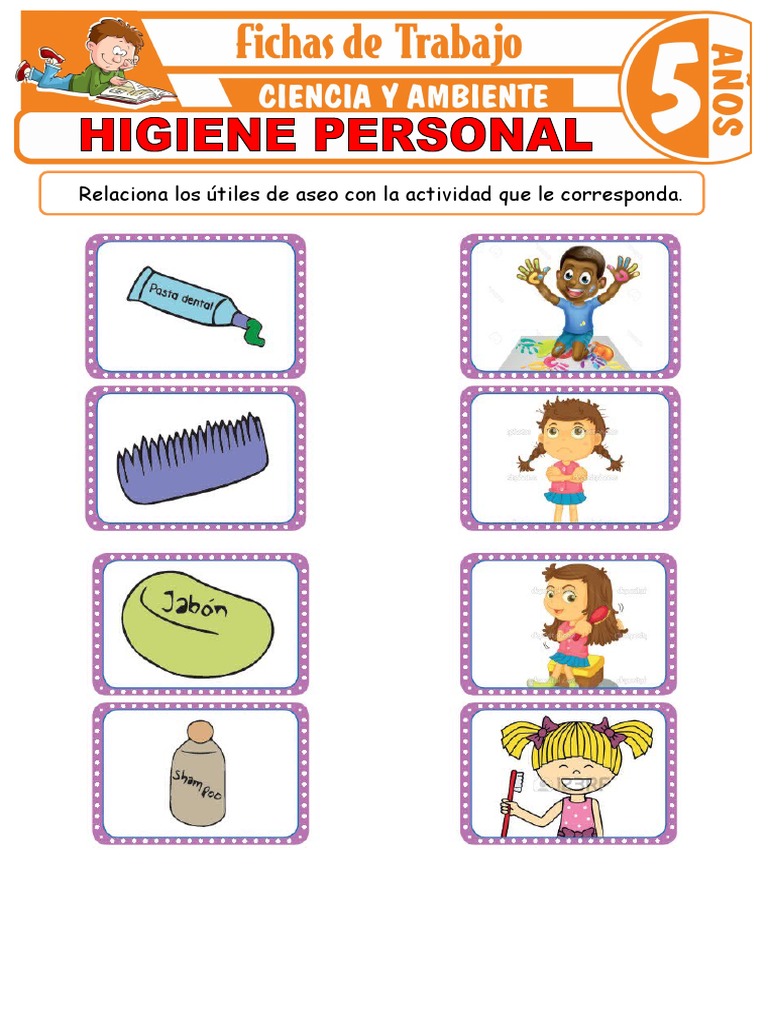 Higiene Personal para Ninos de 5 Anos | PDF