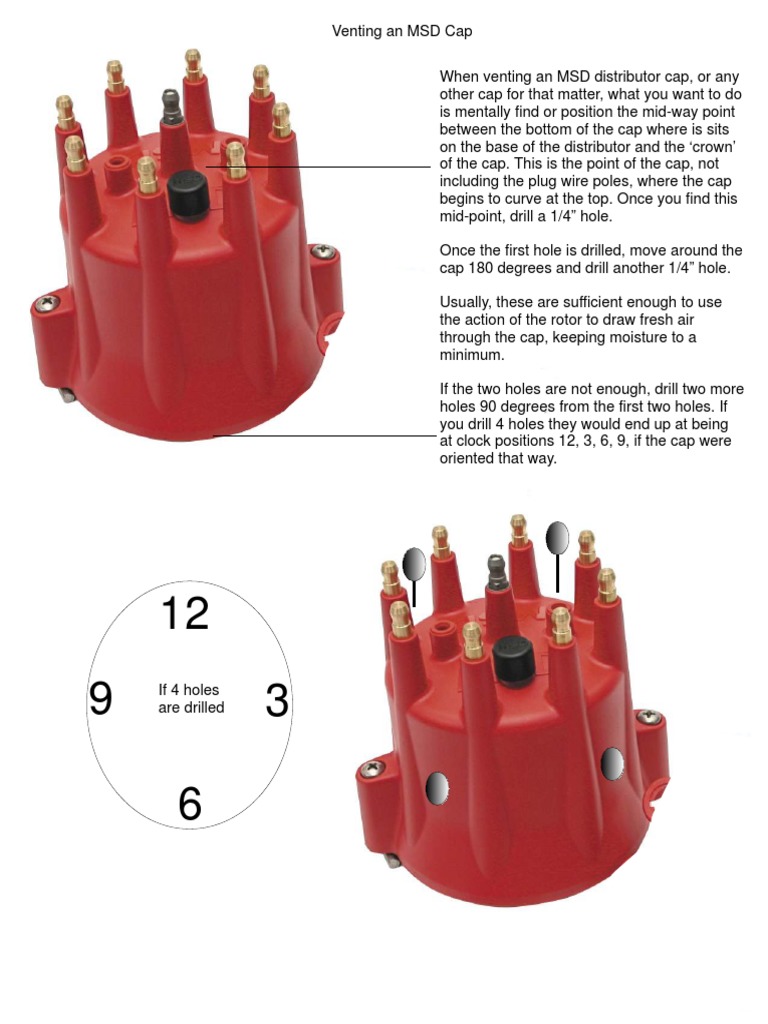 MSD Distributor Cap W Ventilation of Cap PDF | PDF