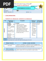 Sesión de Aprendizaje "Escribimos Un Cuento" | PDF | Aprendizaje | Cognición