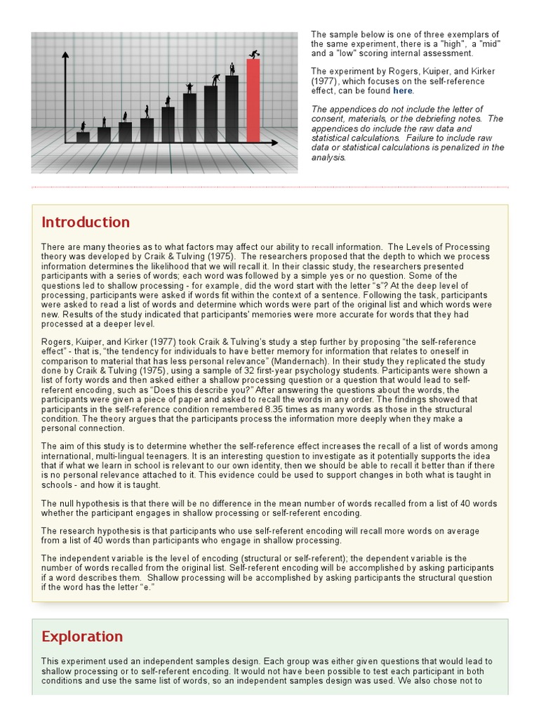 Inthinking High Marks IA Example | PDF