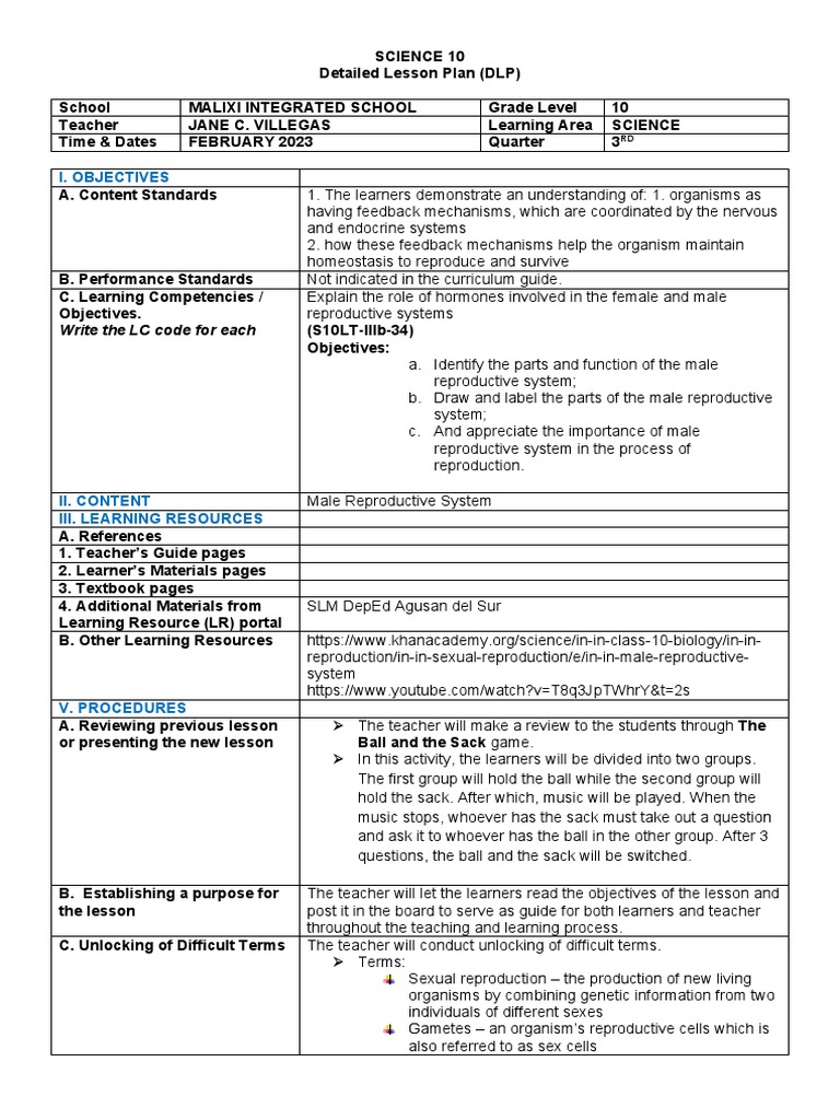 Cot Q3 Jane Male Rep | PDF