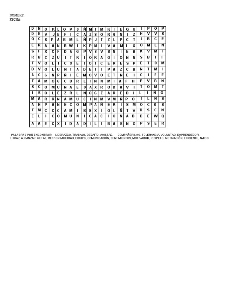 Sopa de Letras de Sustancias Quimicas Peligrosas | PDF