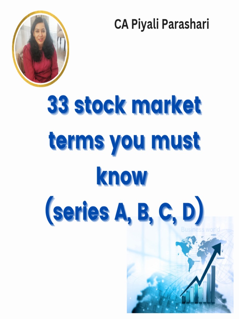 Stock Market Terms Part 1 Pdf Pdf