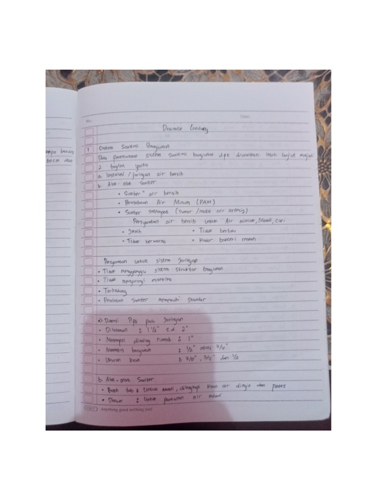 Mat Inst Air Muhammad Rafi XII DPIB 2 | PDF