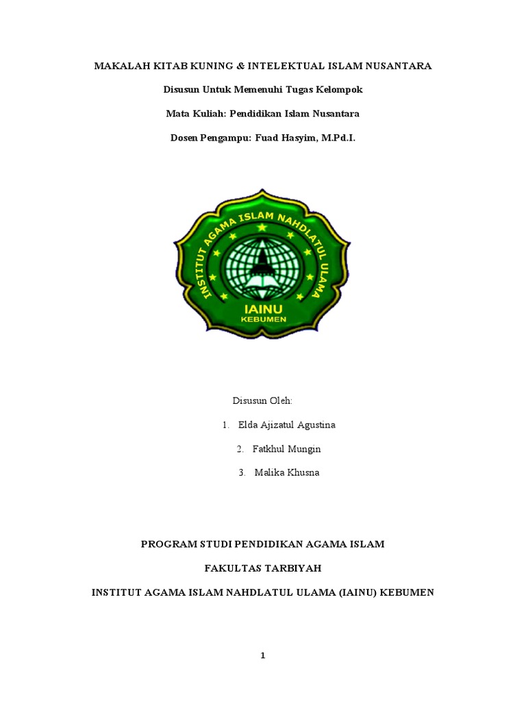 Sejarah dan Peran Kitab Kuning di Pesantren | PDF