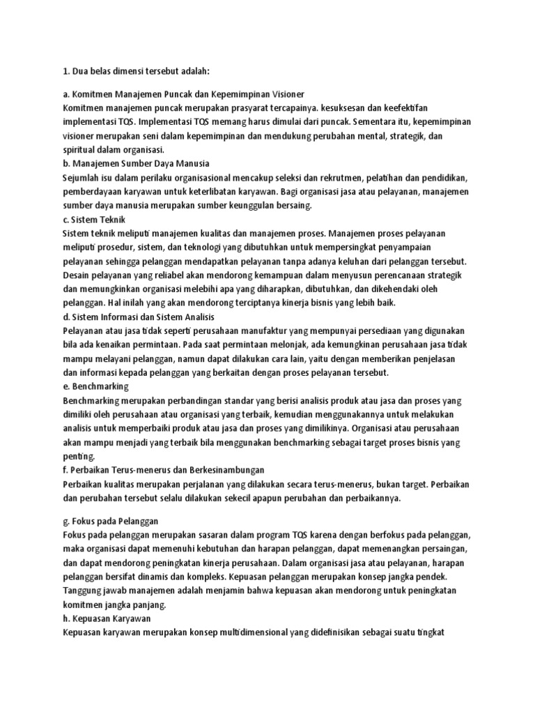 Manajemen Operasi Jasa | PDF