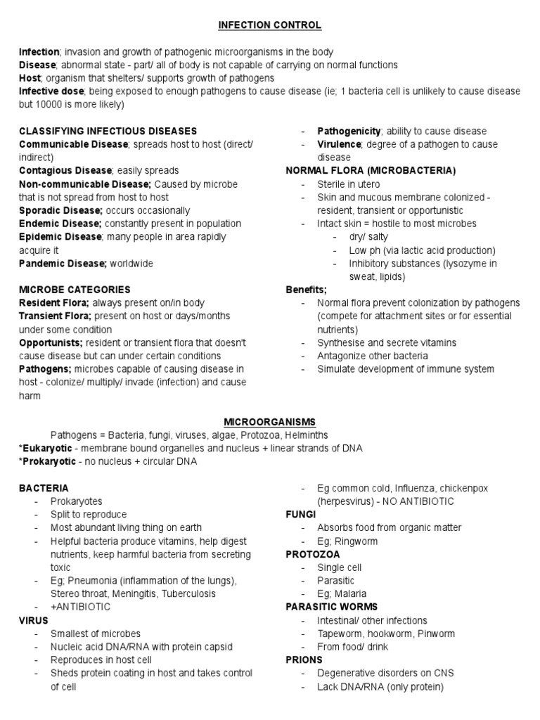 Infection Control PDF | PDF