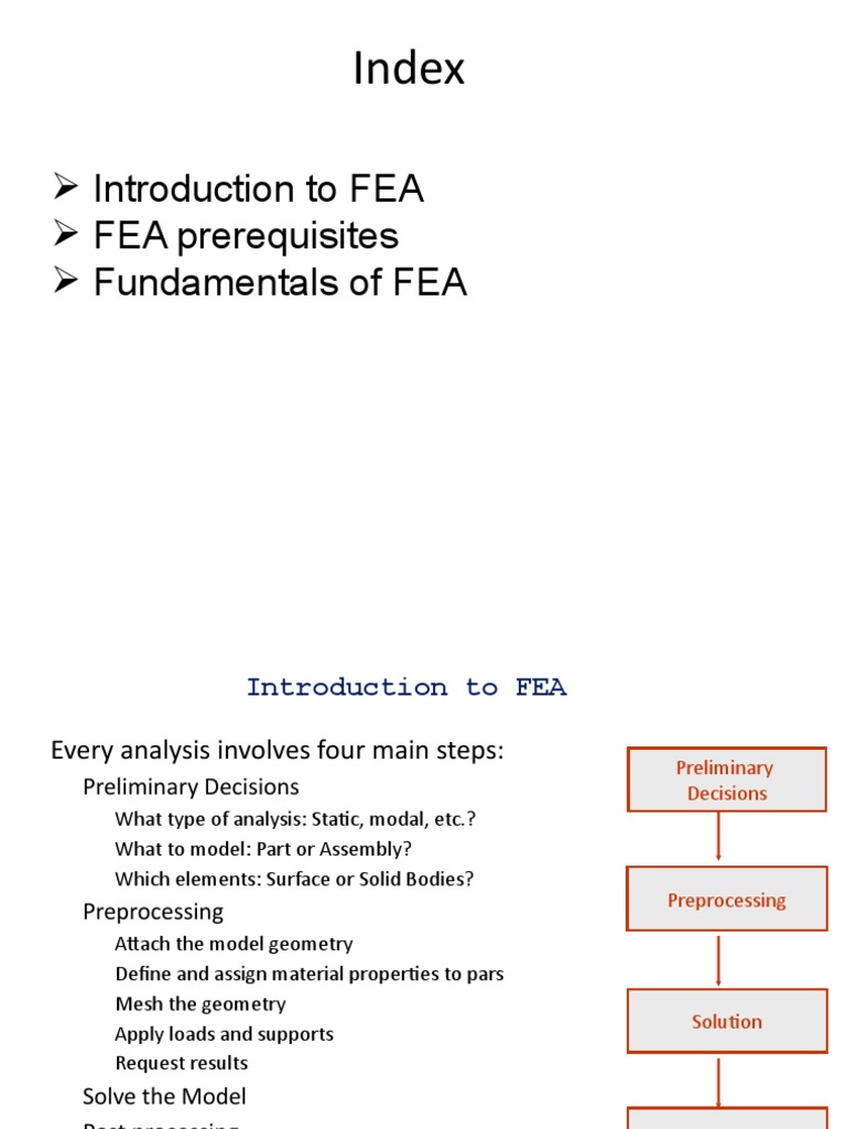 FEA Basics To Upload | PDF | Finite Element Method | Beam (Structure)