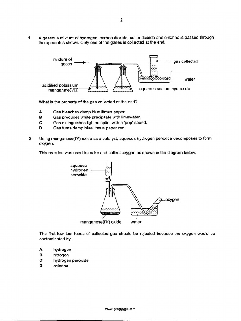 Secondary 4 - Pure Chemistry - 2021 - Prelims - 4 PDF | PDF
