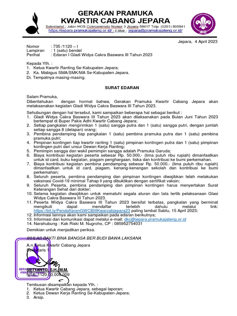 Gladi Widya Cakra Baswara III 2023 | PDF