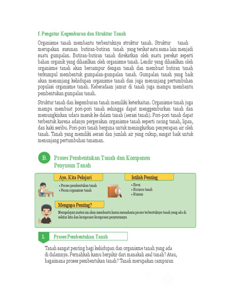 16 Bab 9 Bagian 2 Proses Pembentukan Tanah Dan Komponen Penyusun Tanah ...
